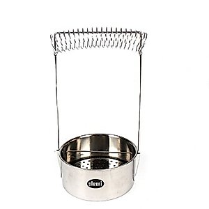 Stainless Steel Paint Brush Washer Cleaner Cleaning Pot Oil Painting Washing Bucket Wash Pen Holder Art Supplies Tool