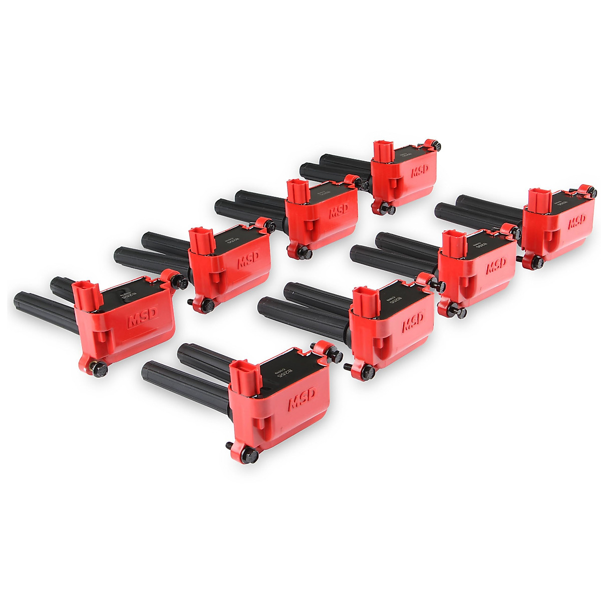 82558 MSD Ignition Coil - Blaster - HEMI - Red - 8-Pack
