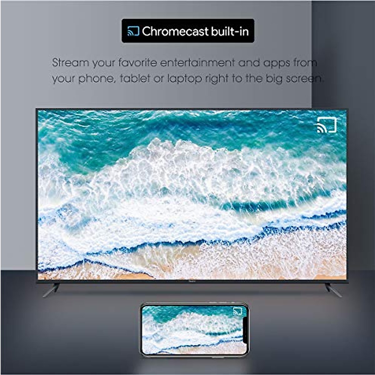 MECOOL KM2 Android TV Netflix 4K with Google Assistant Build in 4K HDR Streaming Media Player Google Certified Free HDMI Cable