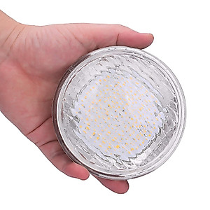 PAR36 LED 8W Light Bulb Outdoor Garden Landscape Lighting Low Voltage 12V AC DC AR111 G53 Underwater Industrial Waterproof IP65 Flood Lamp 2700K Warm White 12 Volt Swimming Pool Lights Value 12 Pack