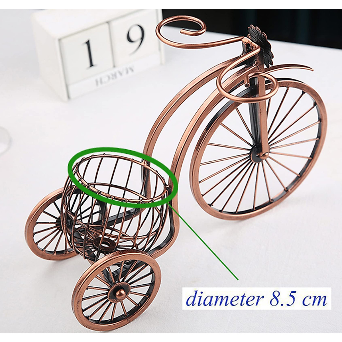 Aomesinc Carriage Wine Bottle Holder, Single Wine Bottle Holder, Wine Racks Countertop, Liquor Rack, Decorative Wine Bottle Rack for Table, Kitchen (Style B)