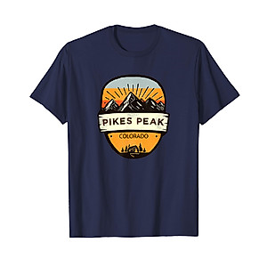 Retro Vintage Pikes Peak, Colorado Souvenir T-Shirt