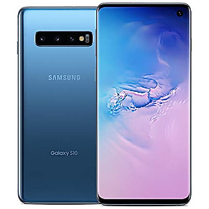 Samsung Galaxy S10 Factory Unlocked Android Cell Phone | US Version | 512GB of Storage | Fingerprint ID and Facial Recognition | Long-Lasting Battery | U.S. Warranty | Prism Blue