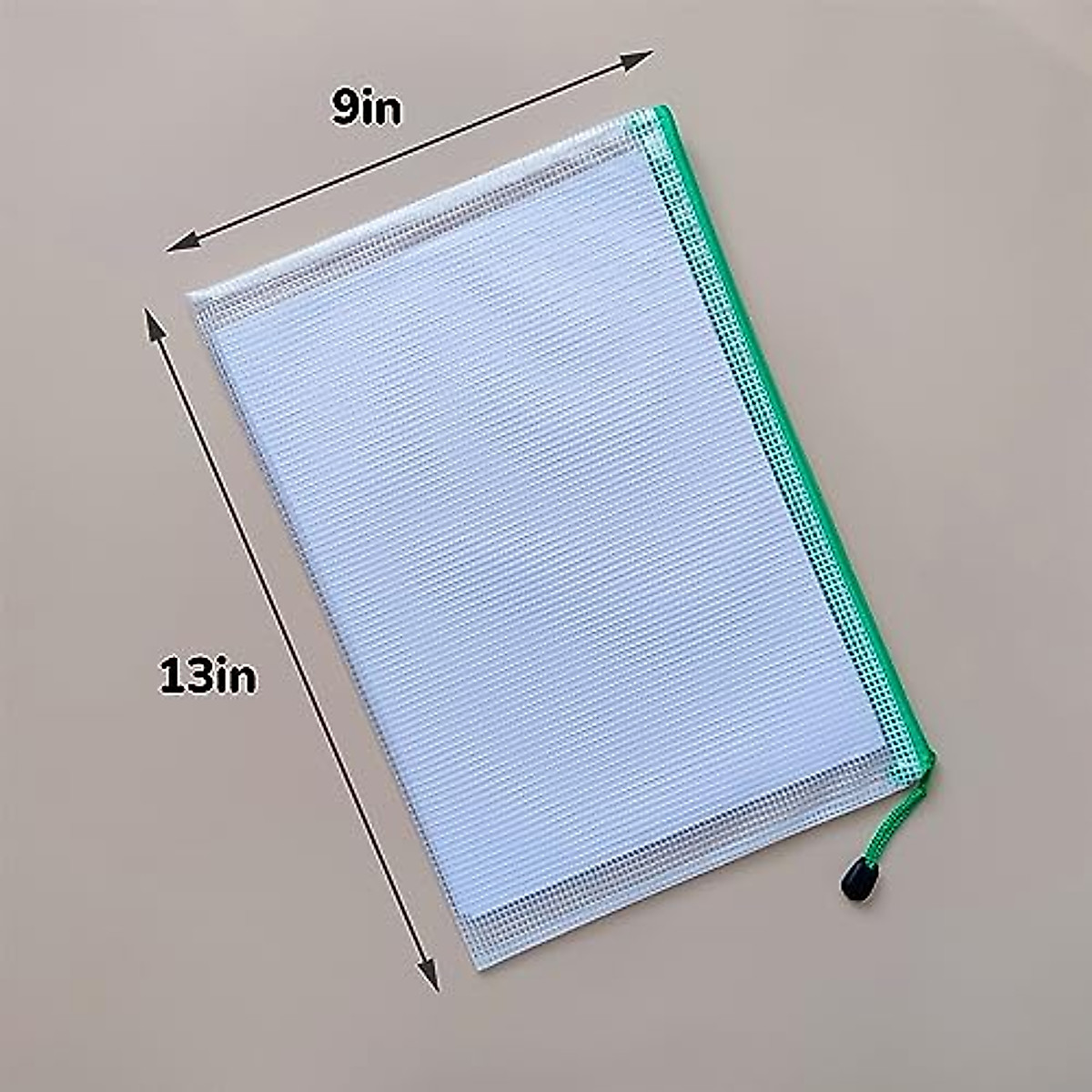 CHIF HAUTH 20pcs Mesh Zipper Pouch Bags, Waterproof Zipper Bags in A4 Size, Ideal for Organizing Office Supplies, Cosmetics, Stationery, and Board Games Storage