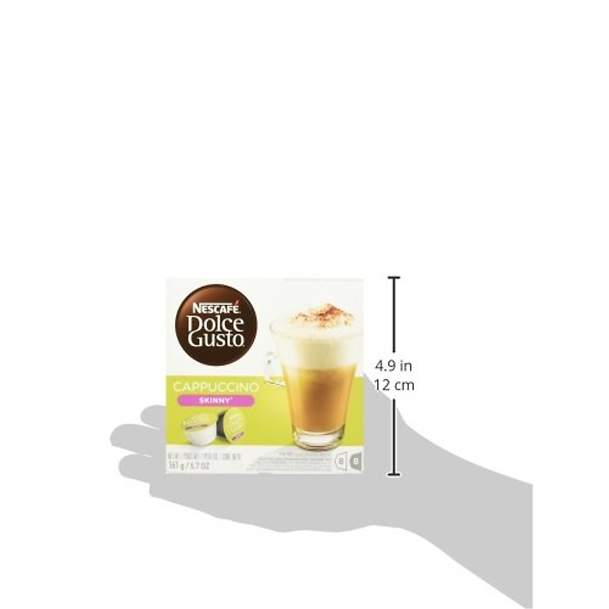 Nescafe Dolce Gusto Pods, Skinny Cappuccino, 16 Count (Pack of 3)