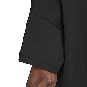 adidas Originals womens Large Logo T-Shirt Black/White Large