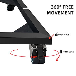 Zsytbyyds Heavy Duty All Steel Smoker Stand，Electric Smoker&Vertical Electric Smoker&Digital Electric Smoker Universal Mobile Stand Base