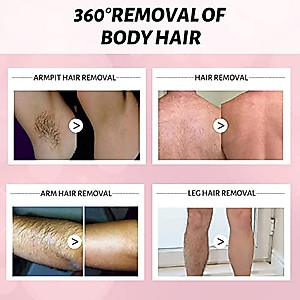 Nuttybuzzy Gentle Beeswax Mousse for Non-Irritating Moisturizing Hair Removal - Depilatory Spray Foam for Legs, Underarms & Body (100ML, 2Pcs)