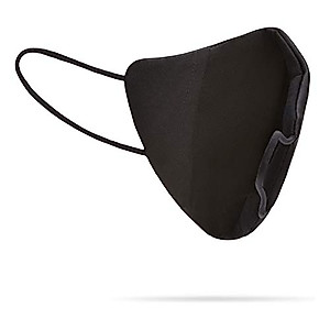 SwissGear Black Reusable Washable & Water-Resistant No-Fog Face Mask with Nose Wire, 1 Count (Pack of 1)