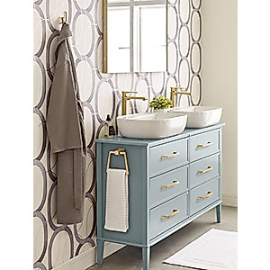 Amerock | Cabinet Pull | Champagne Bronze | 6-5/16 inch (160 mm) Center to Center | Blackrock | 1 Pack | Drawer Pull | Drawer Handle | Cabinet Hardware