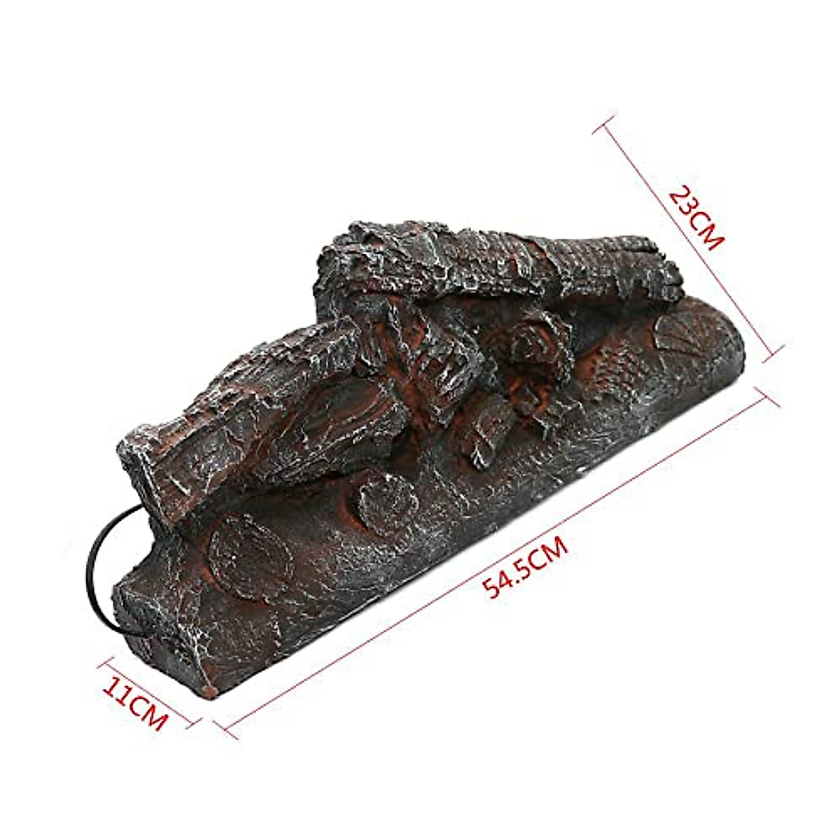MOBUKJUU 110V-220V Electric Simulation Charcoal Fake Firewood Charcoal Fire Decoration Charcoal Flame Lamp Fireplace Firewood Props