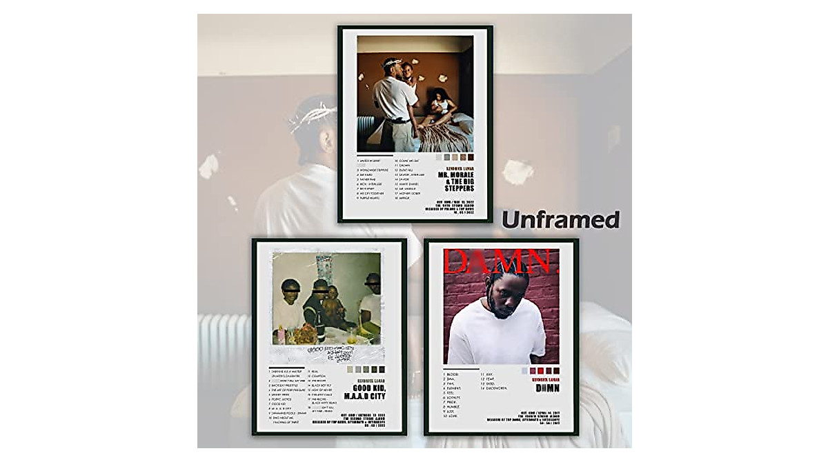 Kendrick Wall Art 11x14 Inches | Album Cover Posters for Room Decor