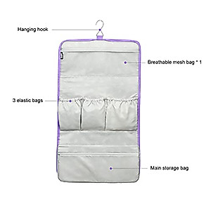 BUBM Waterproof Travel Storage Case Organizer for Dyson Airwrap, Pre-Styling Dryer, 4 Curling Barrels, 2 Smoothing Brushes and Volumizing Brush