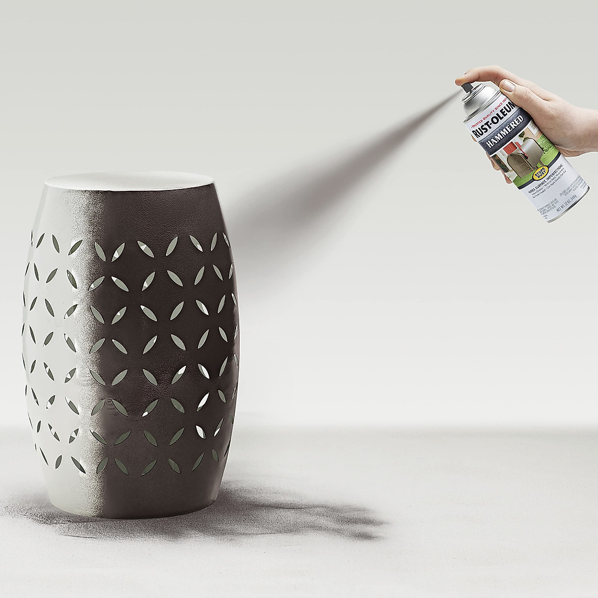 Rust-Oleum 7218830 Stops Rust Hammered Spray Paint, 12 oz, Dark Bronze (Pack of 1)