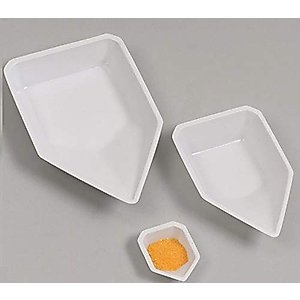 Pour Boats, W-P83-WH-50, 83mm, Medium White, Pack of 50
