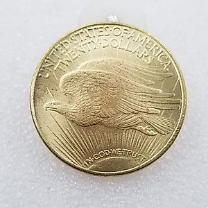 Kocreat Copy 1920-S Double Eagle Liberty Coin Twenty Dollars-Replica USA Souvenir Coin Hobo Coin Morgan Dollar Collection, Silver
