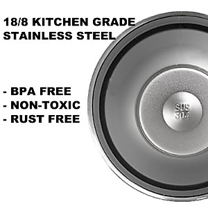 24 Oz Classic Stainless Steel Tumbler with Handle, Lid and Straw, Double Walled Vacuum Insulated Bottle for Hot & Cold Drinks, Leak proof, Travel Thermo Mug Cup, Water Metal Canteen (Gray)