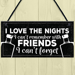 Funny Garden Shed Home Bar Pub Beer Vodka Gin Alcohol Hot Tub Sign Friendship Gifts