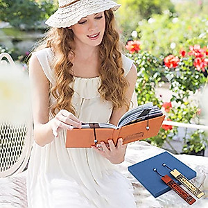 4 Pcs Bookmark Gift Box Set, Vickes Handmade Natural Wooden Bookmarks with Beautiful Carving, Unique Bookmarks Gift for Men Women