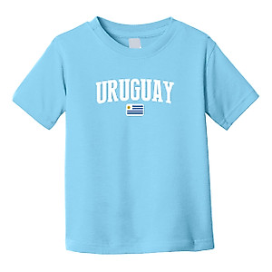 Uruguay toddler soccer T-shirt national team for world cup 2022 boys girls kids Uruguayan