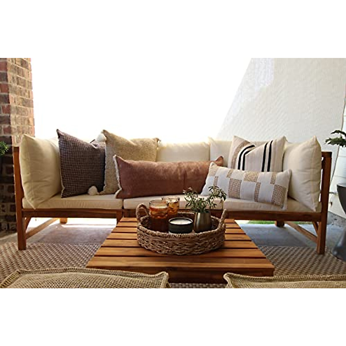 Safavieh Outdoor Collection Lynwood Outdoor Sectional Sofa