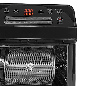 Barton 1600w XL Digital Electric Air Fryer Oven Cooker 16-Cooking Functions Settings 13 Quart Oil Free Fryer Oven