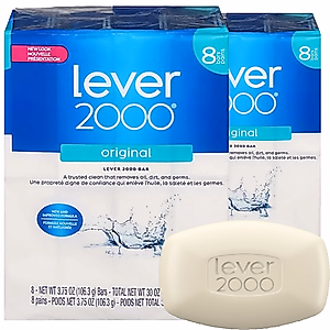 Lever 2000 Perfectly Fresh Bar Soap, 16 Count(Pack of 1)