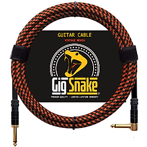 Gig Snake 10FT Blue & 10FT Red Guitar Cable Bundle