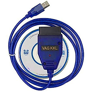 Yuekuzap OBD2 KKL 409.1 VAG-COM USB Cable Auto Scanner Tool Suitable for Skoda, VW and Seat
