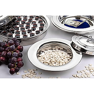 Steadfast Selections - (Cup Tray Lid) Premium Communion Trays for Churches | Communion Set | Communion Plates for Church | Communion Tray Set | Communion Supplies | Church Communion Ware Sets