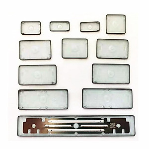 New Replacement Keyboard Keycaps Keys,Full Set of US Replacement Keycaps QWERTY for MacBook Pro 13.3"/16" A2251 A2289 A2141 2019 2020 Year EMC 3348 EMC3349 3456