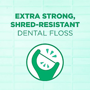 GUM Professional Clean Floss Picks - Extra Strong Shred-Resistant Floss, Easy Grip Handle - Dental Flossers for Adults - Fresh Mint Flavor, 40ct (6pk)