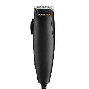 ConairMAN Dual Voltage, Hair Clippers for Men, 12-piece Hair Clipper, Great for Travel