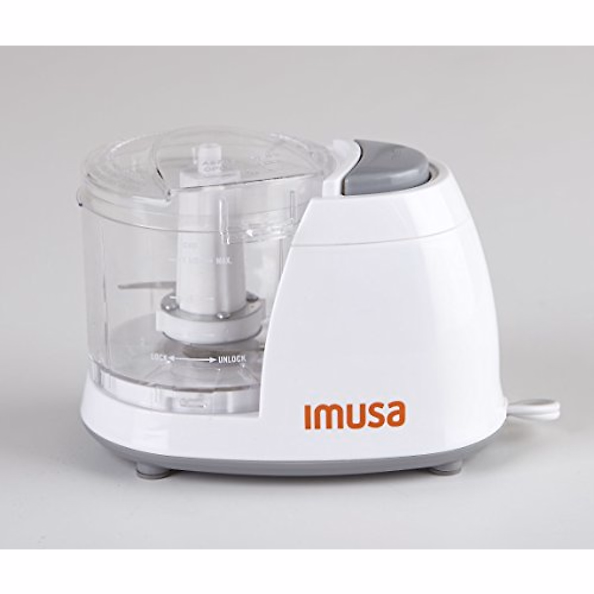IMUSA USA White GAU-80319W Mini Chopper 1.5-Cup