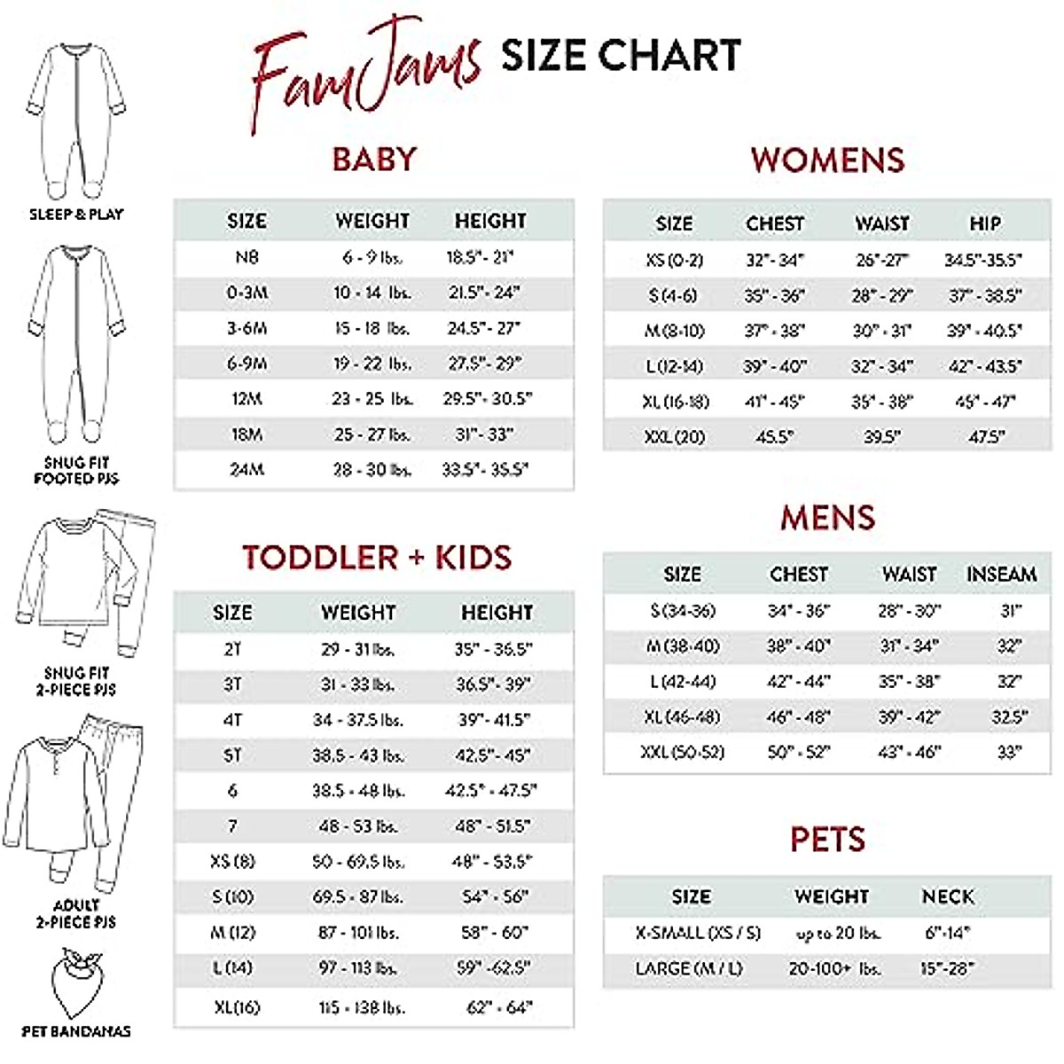 HonestBaby Family Matching Holiday Pajamas Organic Cotton for Men, Women, Kids, Toddlers, Baby Boys, Girls, Unisex Pets , Feelin' Pine, 2T