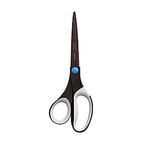 Scotch 8" Precision Ultra Edge Bent Titanium Non-Stick Scissors, Ideal for Fabric, Crafts, Cardstock and Photos (1468TUNS-MIX)