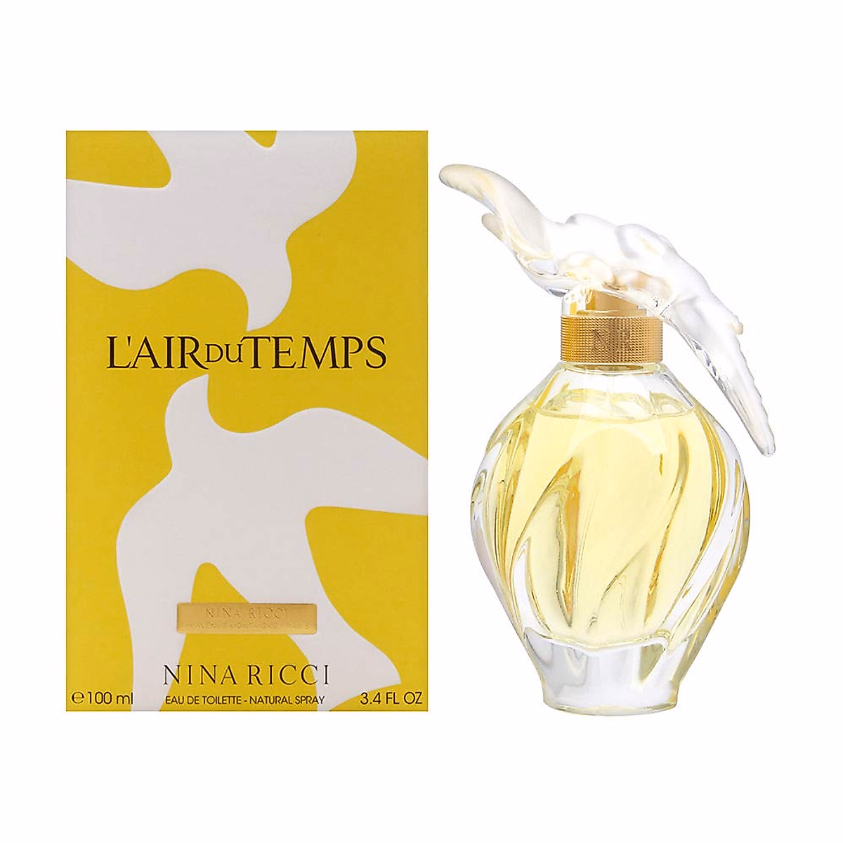 L'Air du Temps by Nina Ricci 3.3 oz Eau de Toilette Spray Nib