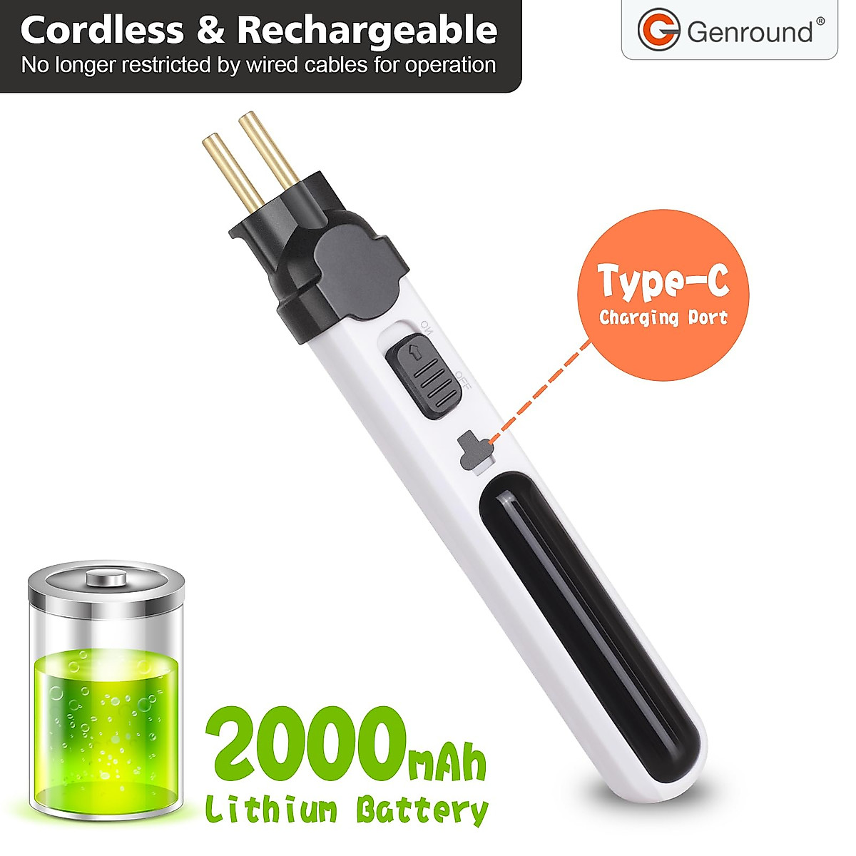 3 in 1 Foam Cutter, Genround Hot Wire Foam Cutter Electric Cutting Machine Hot Wire Foam Cutter Foam Cutting Pen Foam Cutting Tools for Polyethylene EVA Foam Carving, DIY Crafts