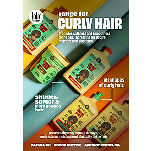 Lola From Rio - Meu Cacho Minha Vida - Hair Conditioner, Nourishes, Frizzy, Dehydrated, Brittle Curly Hair 17.6 Oz