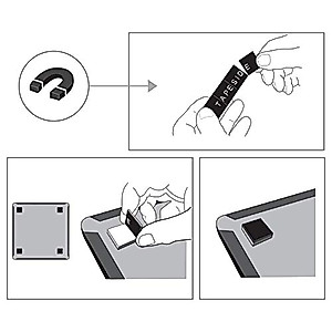 Nobo 1903816 Mini Magnetic Whiteboard with Coloured Frame, Dry Wipe, Wall Mountable, Includes Whiteboard Pen, Magnets, Eraser & Foam Adhesive Mounting Pads,Light Blue,216 x 280 mm
