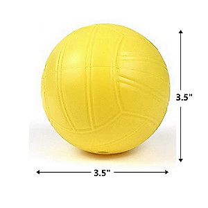 Viminston Spike Replacement Pro Balls 3-Pack Competitive Balls Set with Pump Mini Volleyball