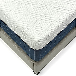Blissful Nights e4 Premium Adjustable Bed Frame and 12-Inch Hybrid Gel Infused Memory Foam Mattress Combo Set with Massage, Anti-Snore and Zero Gravity Modes, Medium Soft (Queen)