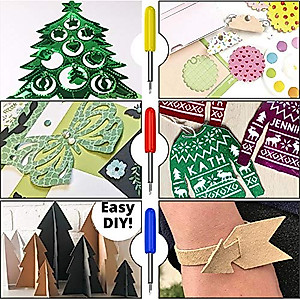 Hadwoer 50PCS Replacement Cutting Blades for Cricut Explore Air 2/Air 3/Maker/Maker 3, Includ 10PCS Fine Point Blade, 30PCS Standard Blaeds and 10PCS Deep Point Blades Compatible with Cricut Blades (Multicolored)