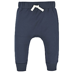 Gerber baby boys Toddler 3-pack Jogger Sweatpants, Navy/Gray, 4T US
