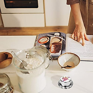 Magnetic Timer Watercolor Flowers Time Management Countdown Timer for Teaching Cooking Baking