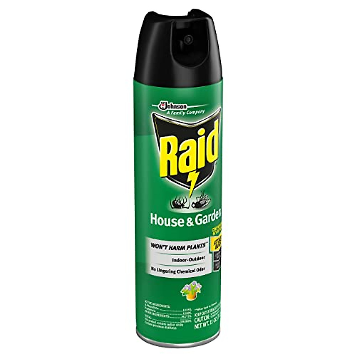 Raid House and Garden Aerosol, 11 OZ Pack of 4
