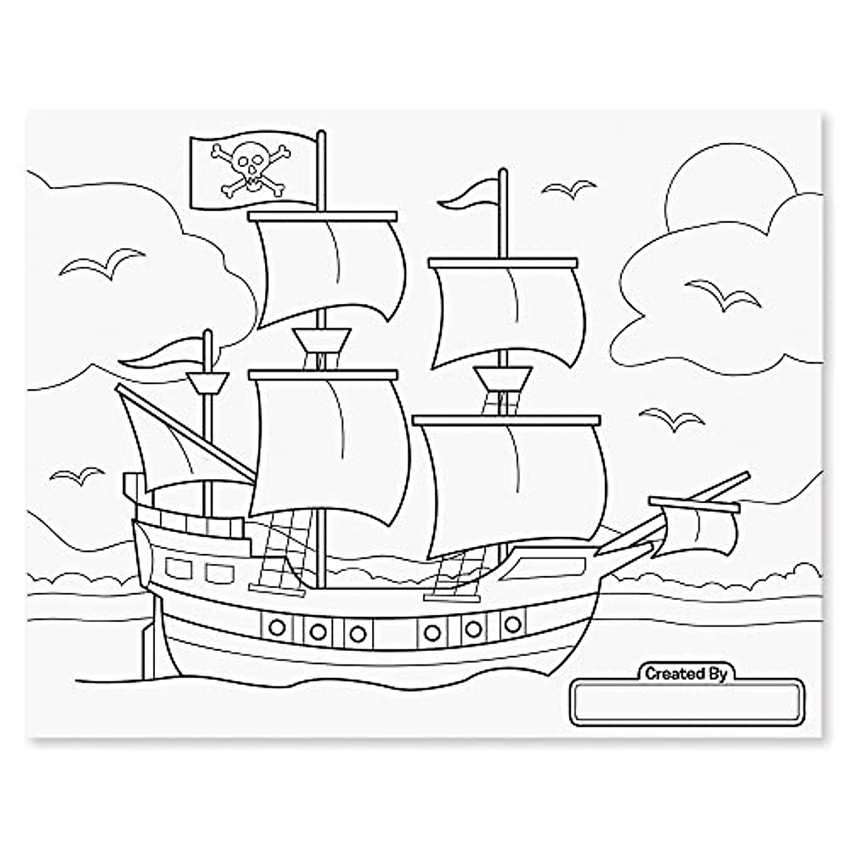 Melissa & Doug Jumbo 50-Page Kids' Coloring Pads Set - Animals, Vehicles, and More