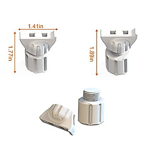 GEOCCI Adjustable Height Clamp Arm Brace for Work Sharp Precision Adjust Knife Sharpener（White）