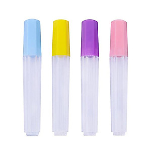 4pcs Clear Embroidery Felting Sewing Container Pin Needle Storage Tubes Bottle Holder Knitting Needle For Case Box