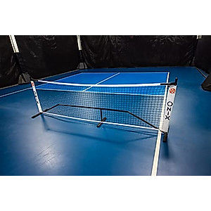 Onix Pickleball 2-in-1 Regulation-Size Portable Net and Practice Net Set Includes Carrying Case with Wheels